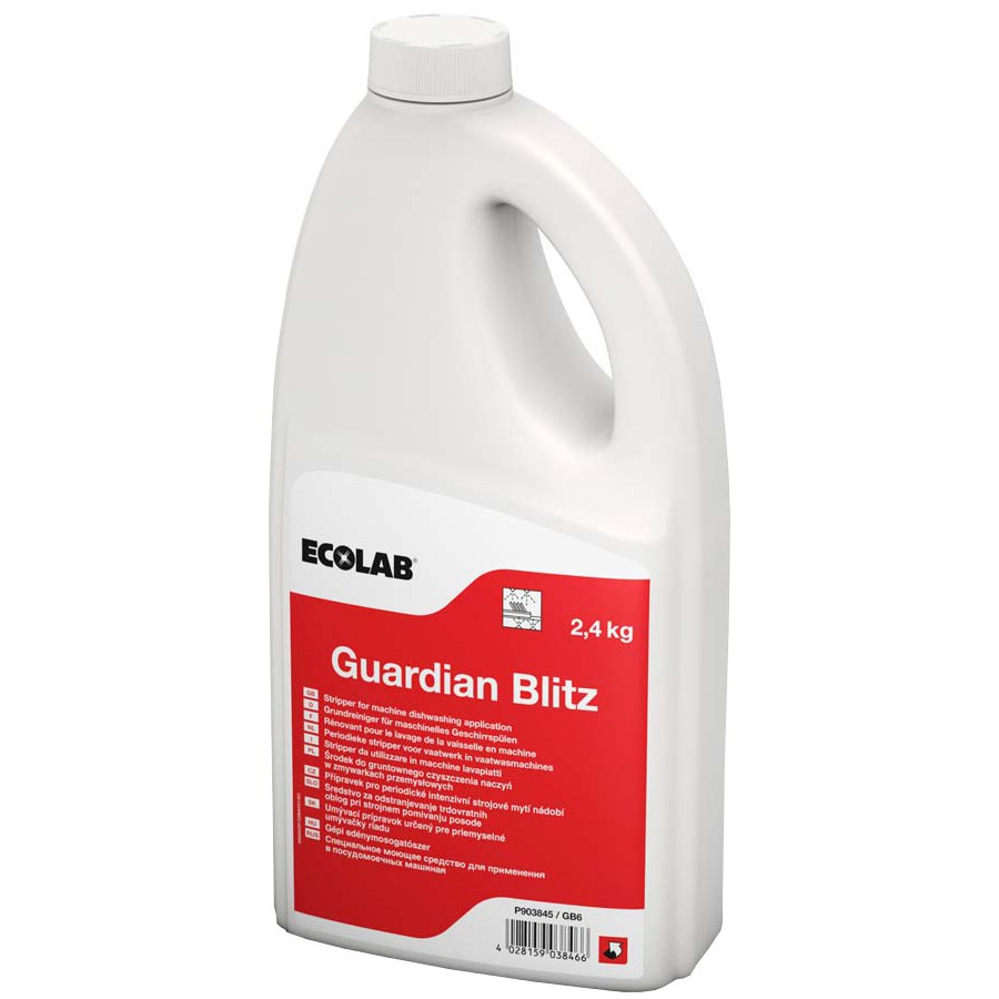ECOLAB Guardian Blitz Geschirrreiniger, 1 Karton = 6 x 2,4 kg - Flasche ...