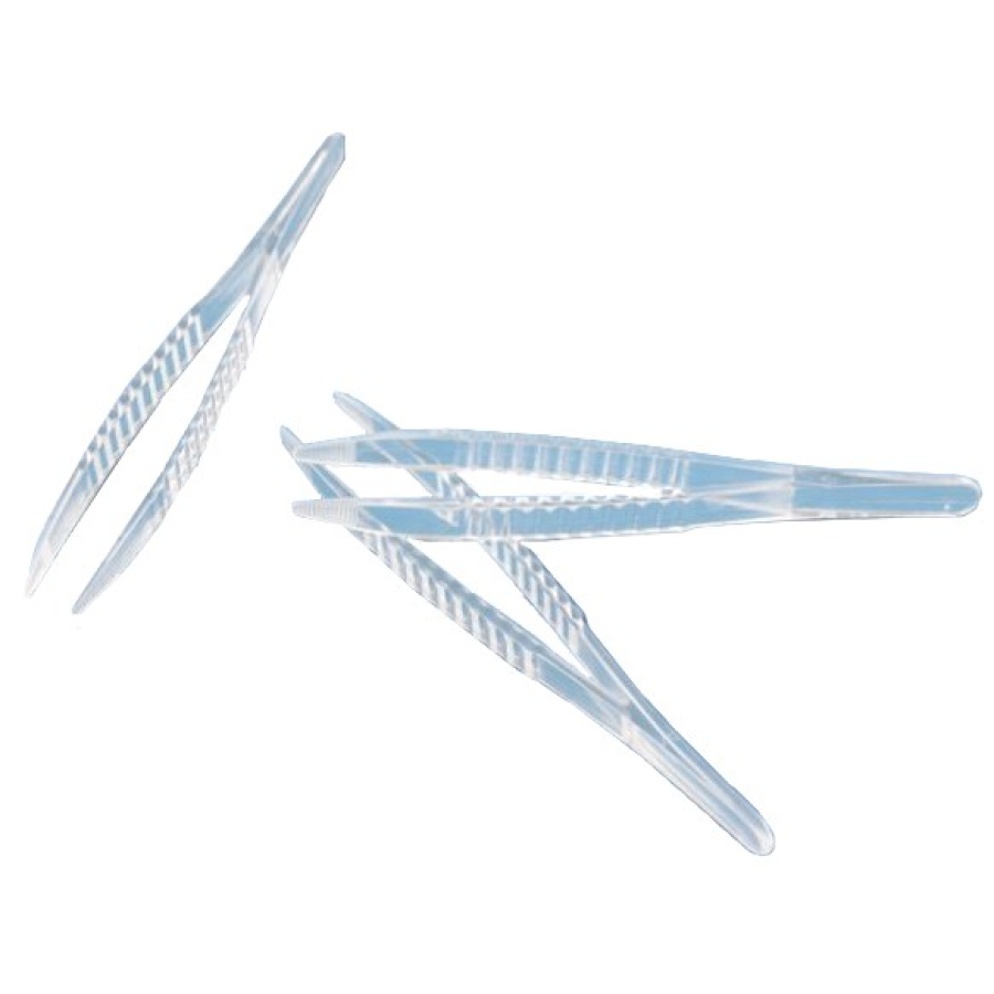 Einmalpinzetten, 1 Packung = 100 einzeln steril verpackte Pinzetten ...