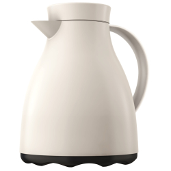 EMSA Easy Clean Isolierkanne mit Quick Tip Verschluss Fassungsvermögen ...