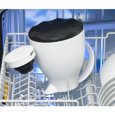 EMSA Easy Clean Isolierkanne mit Quick Tip Verschluss Fassungsvermögen ...