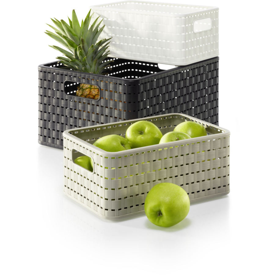 Rotho COUNTRY Korb, 11 Liter, Farbe: cappuccino online kaufen | hygi.de