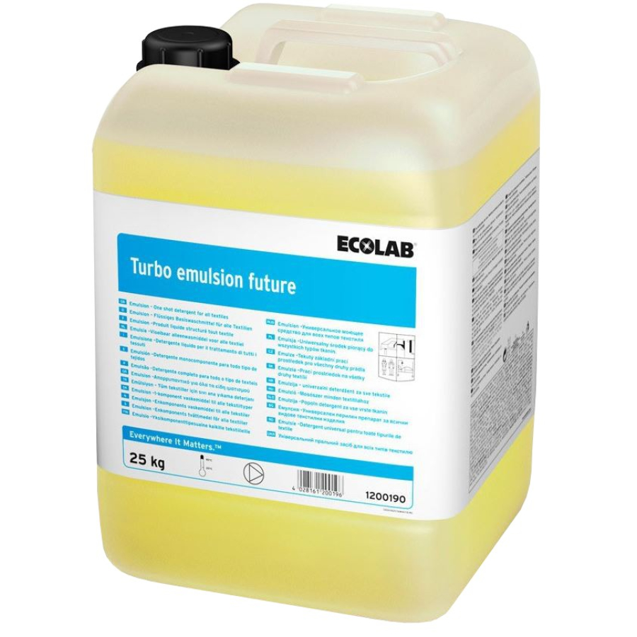 ECOLAB Turbo emulsion future Hochleistungswaschmittel, 25 kg - Kanister ...
