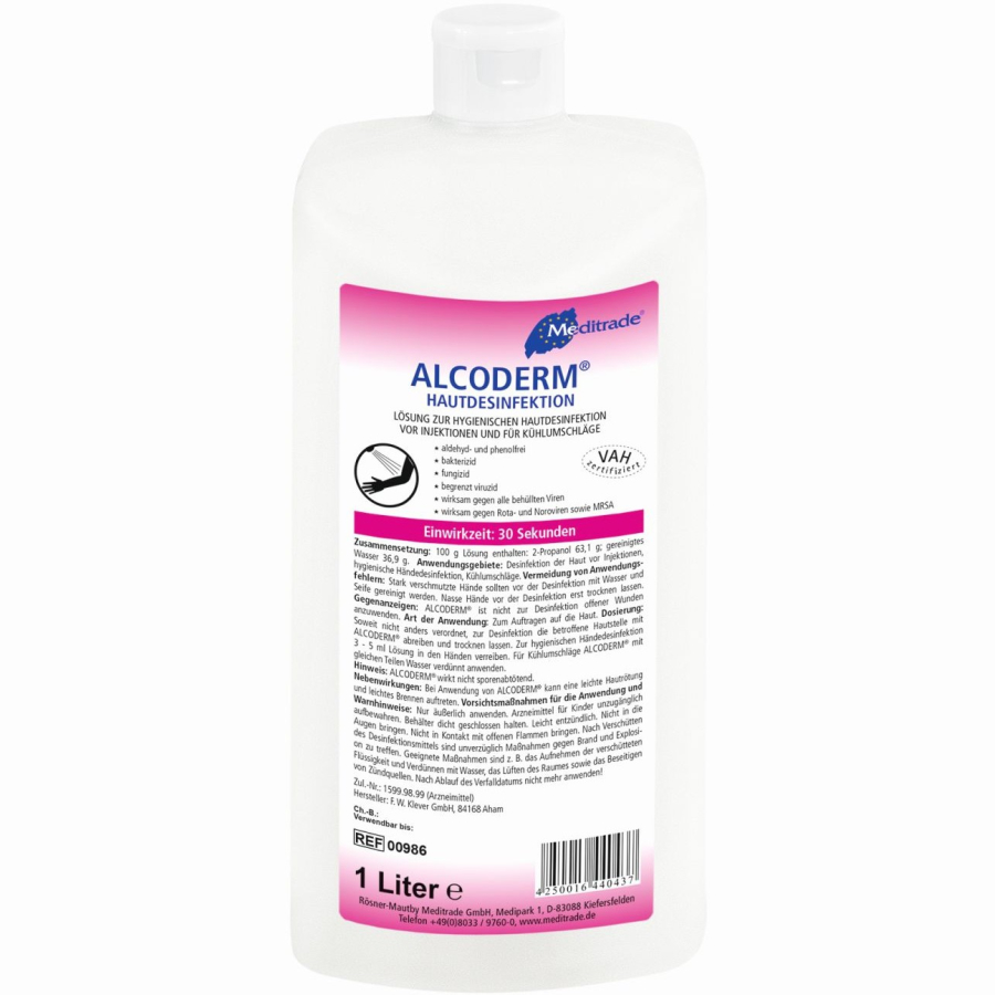 Meditrade Alcoderm® Hautdesinfektionsmittel, 1000 ml - Flasche online ...