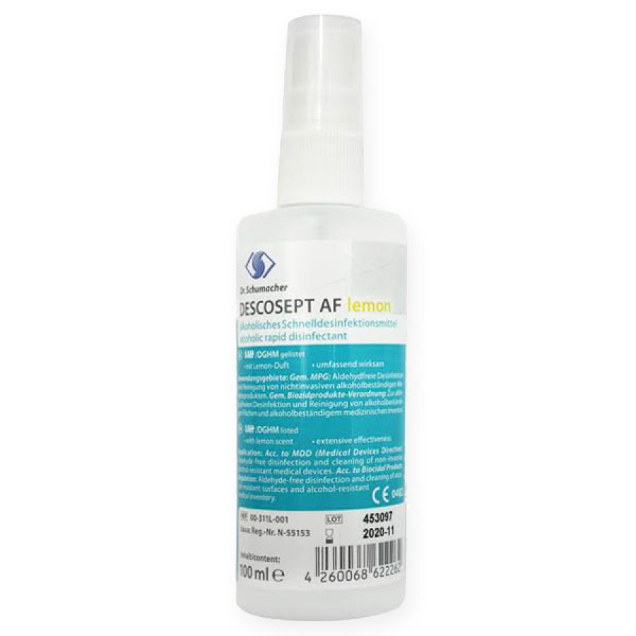 Dr. Schumacher DESCOSEPT AF LEMON Schnelldesinfektion, 100 ml ...