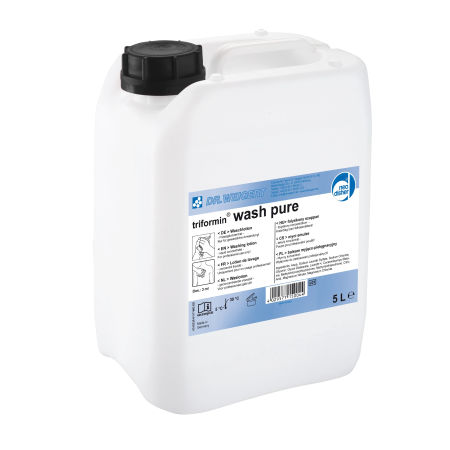 Dr. Weigert triformin® wash pure Waschlotion, 5 Liter - Kanister online ...