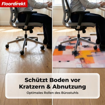 Floordirekt Bodenschutzmatte Design - Spezial-PVC 5 mm für Büro ...