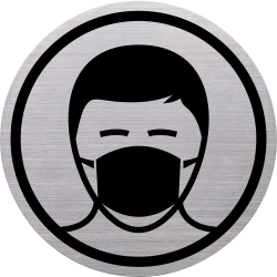 helit "the badge" Mundschutzpflicht-Piktogramm Durchmesser: 11,5 cm ...