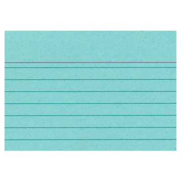 STYLEX® Karteikarten, farbig und liniert 1 Packung = 100 Stück; DIN A8 ...