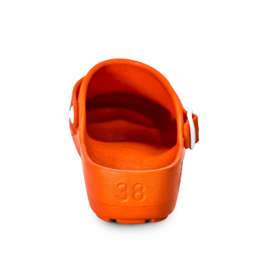 nordiska Clogs Klimaflex CLASSIC mit Fersenriemen orange/coral | www ...