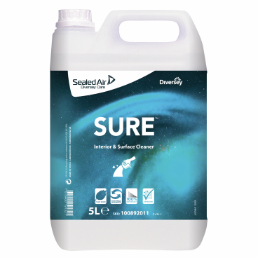 SURE Interior & Surface Cleaner Öko-Universalreiniger 1 Karton = 2 x 5 ...