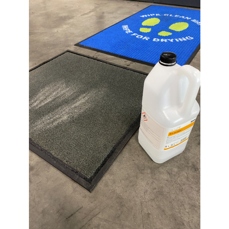 Desinfektionsmatte Stepwell Optibrush, waschbar, dunkelgrau Maße (B x T ...