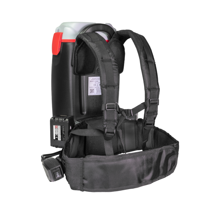 SPRINTUS Rucksackstaubsauger BOOSTIX, 36 V Li-Ionen Maße (L x B x H ...