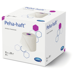 Peha-haft® Fixierbinden, 8 cm x 20 m, latexfrei 1 Packung = 8 Stück ...