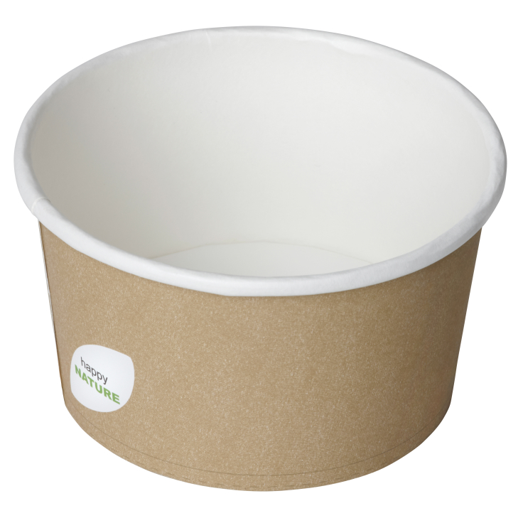 DUNI BioPak Suppenschale ungeteilt, rund 1 Karton = 10 x 50 Stück, 400 ...