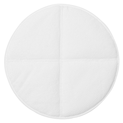 VERMOP Textile Pads White Magic Microfaser Pad 1 Stück, weiß, Ø 43 cm ...