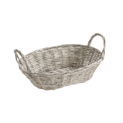 Kesper Brot- und Obstkorb mit Griff, 28 x 21 x 13 cm Farbe:grau kaufen