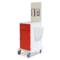 ETERNASOLID MULTICART Arbeitswagen T15 mit Mülleimer Farbe: rot kaufen