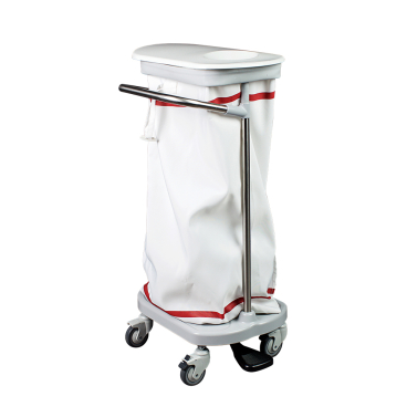 ETERNASOLID Textil-Wäschesack, weiß, mit Knebelverschluss 1 Packung ...