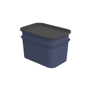 Rotho BRISEN Boxen mit Deckel 4,5 Liter, 2-teilig Farbe: iris ...