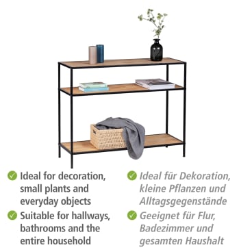 WENKO Konsolenregal Geo, 3 Ablageböden, 100 x 80 x 35 cm 1 Stück kaufen ...