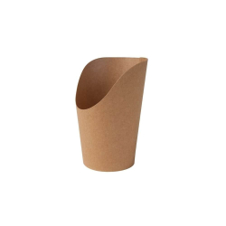 Greenbox Wrap Becher, braun, PLA-beschichtet, 300 ml 1 Packung = 50 ...