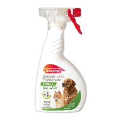 Beaphar Zecken- und Flohabwehr Spray für Hunde und Katzen 400 ml ...