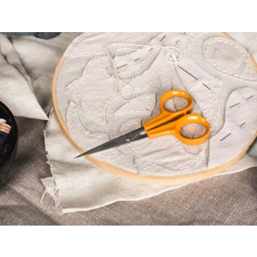 Fiskars Classic Micro-Tip Handarbeitsschere, Edelstahl 1 Stück, Länge ...