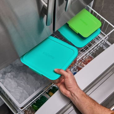 Sistema Lunchbox Meal Prep, 5-teilig 1 Set = 5 x 1,9 Liter - Dosen, 3 ...