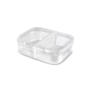 Curver Snapbox Lunchbox, transparent mit Trennfach, Maße (L x B x H ...