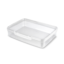 Curver Snapbox Lunchbox, transparent Maße (L x B x H): 33,4 x 24,6 x 7 ...