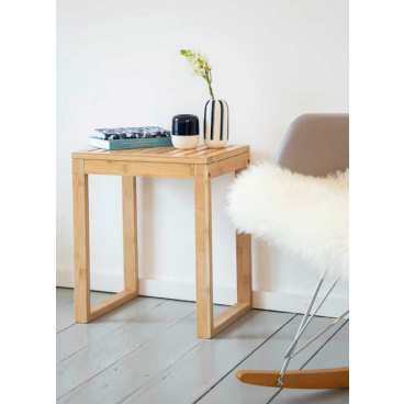 WENKO Badhocker Bambusa, vielseitig einsetzbar 1 Hocker, Maße (B x H x ...