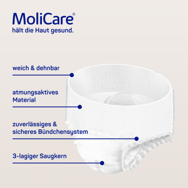 MoliCare® Premium Mobile Inkontinenzhosen, 10 Tropfen 1 Beutel = 14 ...