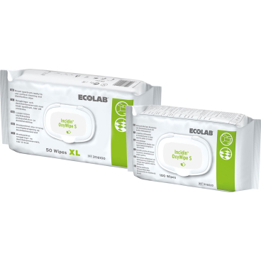 ECOLAB Incidin OxyWipe S Reinigungs- und Desinfektionstücher 1 Karton ...