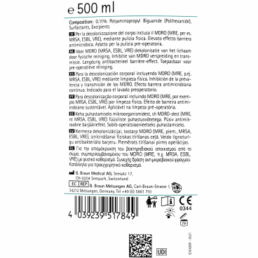 B. Braun Prontoderm® MRSA Kit Reinigungsset 1 Set beinhaltet 4 ...